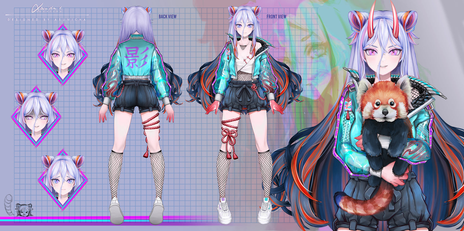 VTUBER & CHARACTER DESIGN – Asunicha Art Shop